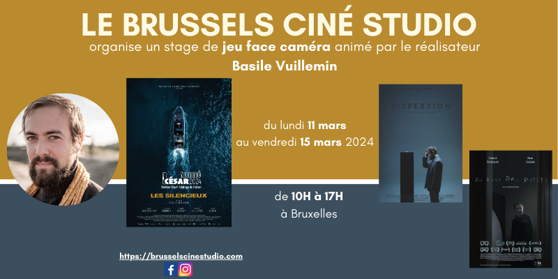 Stage de jeu face caméra avec Basile Vuillemin - welovecinema